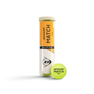 Dunlop Match Pro Tennis Ball for Sand, Hard Court & Lawn - Amazon Exclusive