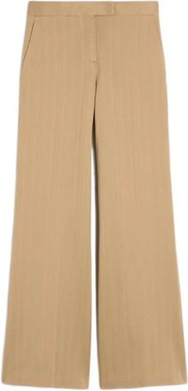 Max Mara Femme, Pantalons, Brun, Taille: 40 FR Pantalon en jersey de coton