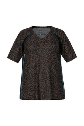 Ulla Popken T-Shirt Funktions-Shirt Classic V-Ausschnitt Halbarm