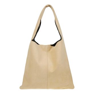 Patrizia Pepe unisex, Sacs, Beige, Taille: ONE Size Sac bandouli&egrave;re en daim