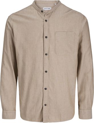Jack & Jones Jjeband Melange Shirt L/S Sn