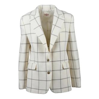 Crida Milano Taillierter Blazer - - Jackets - Damen - Beige - M