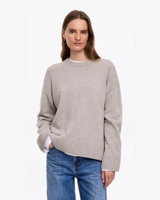Arket Oversize-Pullover Aus Reinem Kaschmir -Beige