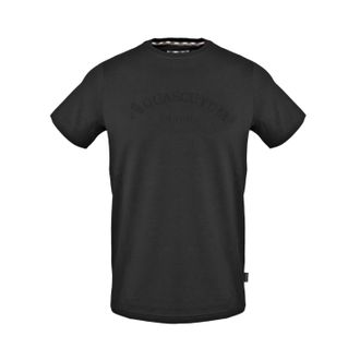 Aquascutum T-Shirt f&uuml;r Herren, Jersey (Schwarz)