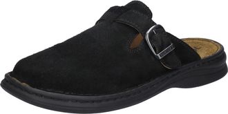 Josef Seibel Herren Clogs Madrid, M&auml;nner Slipper,Weite G (Normal),sommerclogs,Pantoletten,Slip on,Freizeitschuhe,Slides,schwarz,47 EU