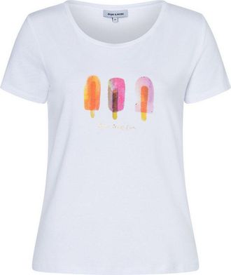 More & More Kurzarmshirt s&uuml;&szlig;es Kurzarmshirt, Eis am Stil