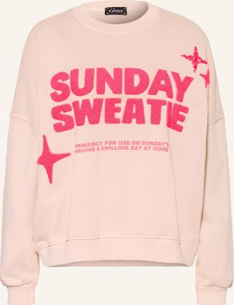 Grace Grace Sweatshirt Sunday Sweatie weiss