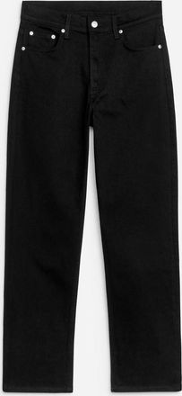 Arket JADE Cropped Slim Jeans -Schwarz