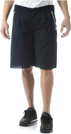 Daniele Alessandrini Homme, Shorts, Bleu, Taille: L Bermuda Tre Bave
