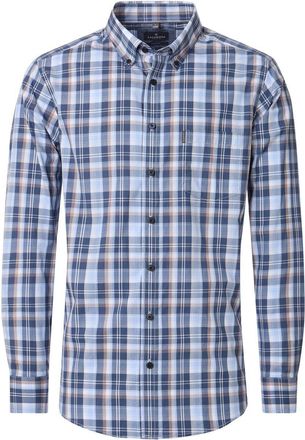 Casamoda Chemise Faux Bleu A Carreaux