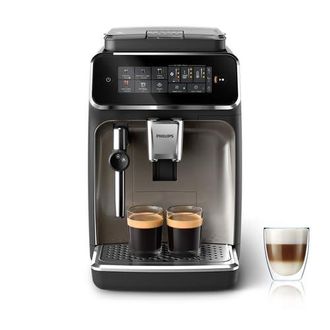 Philips Machine à Expresso Entièrement Automatique Séries 3300-5 Boissons, Mousseur à Lait Classique, SilentBrew, Broyeur 100% Céramique, Filtre AquaClean. No