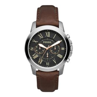 Fossil Grant Chronograph Watch Fs4813 - - Accessories - Herren - Braun - ONE SIZE