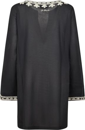MC2 Saint Barth Femme, Blouses et Chemises, Noir, Taille: 40 FR Cedy Kaftano