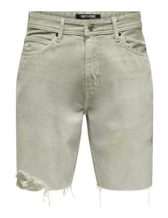 Only & Sons Onsedge Ram 80S Green4121 Azg DNM Shorts