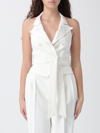 Elisabetta Franchi Gilet ELISABETTA FRANCHI Femme couleur Blanc