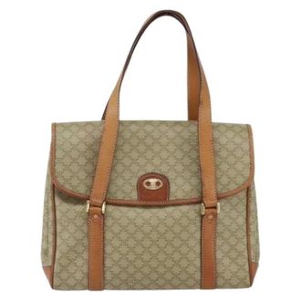 Celine Sac &agrave; main Pre-owned Vintage en toile - Femme - Pre-owned - Beige - Taille: ONE Size