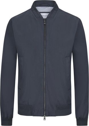 Tom Rusborg Sportiver Blouson mit elastischen Rippstrick-Abschl&uuml;ssen in