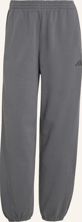 adidas Adidas Kit Hose, Locker Geschnitten, B&uuml;ndchen, Kleines Logo grau