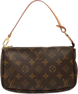 Louis Vuitton Hobo Bags - Monogram Pochette Accessoires - Gr. unisize - in Braun - f&uuml;r Damen