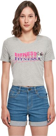 Merchcode Merchcode Womens MC1267-Mickey Fitness Tee T-Shirt, Grey, X-Small