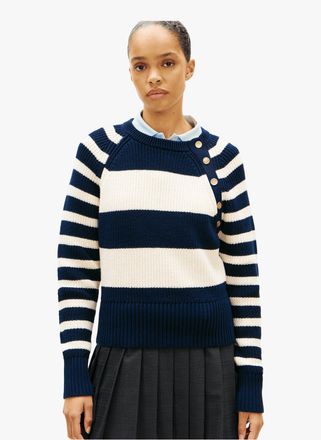 Tommy Hilfiger Pull ray&eacute; en coton