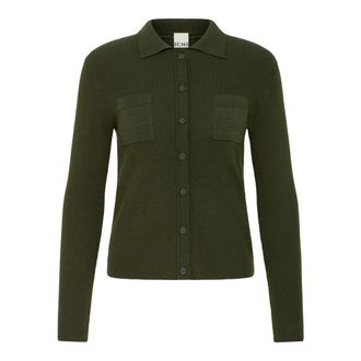 Ichi Strickware - - Knitwear - Damen - Gr&uuml;n - M