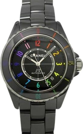 Chanel Montre vintage Pre-owned - Homme - Pre-owned - Noir - Taille: ONE Size