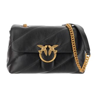 Pinko Pinko, Femme, Sacs, Noir, Taille: ONE Size Love Classic Puff Bag