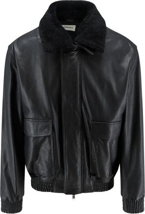 Arma Bari Lederjacke - - Jackets - Herren - Schwarzk - M