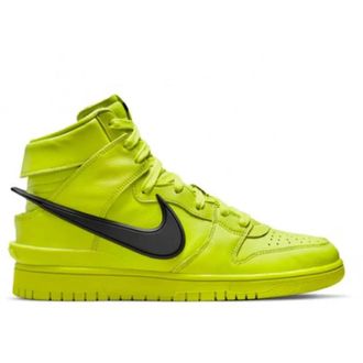 Nike Homme, Chaussures, Jaune, Taille: 38 EU Veloce Lime Dunk High Variation