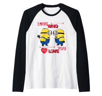 MINIONS Minions Love Who You Love Raglan