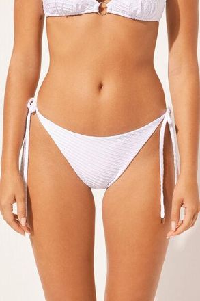 Calzedonia Brazilian-bikinihose Mit Schmalen B&auml;ndchen White Waves Wei&szlig;