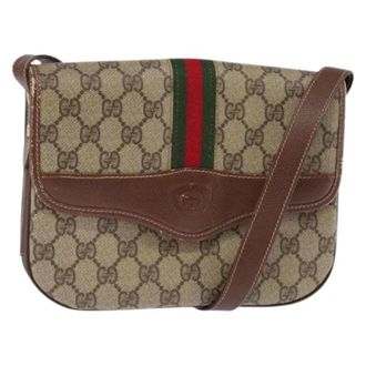 Gucci Pre-owned Canvas Umh&auml;ngetasche - - Pre-owned - Damen - Beige - ONE SIZE