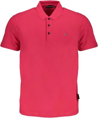 Napapijri Homme, Tops, Rose, Taille: S Polo Manches Courtes Rose Homme