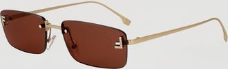 Fendi Sonnenbrille Damen Farbe Rot