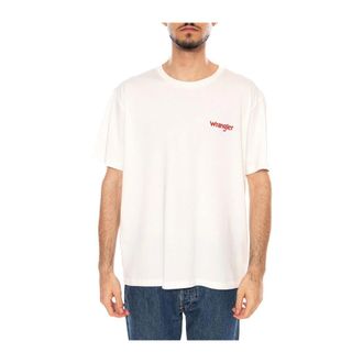 Wrangler Homme, Tops, Blanc, Taille: XL Vintage Tee