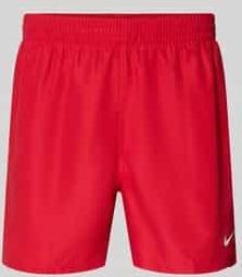 Nike Badeshorts mit Logo-Stitching und Eingrifftaschen