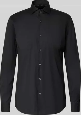 HUGO BOSS Slim Fit Business-Hemd mit Stretch-Anteil Modell Hank Hai