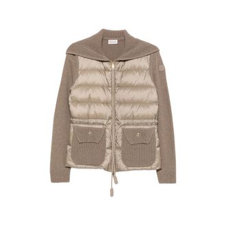 Moncler Quilted Drawstring-waist Cardigan