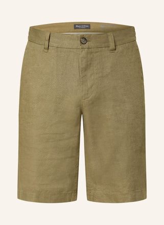 Marc O'Polo Marc Opolo Leinenshorts Reso Jogger Regular Fit gruen