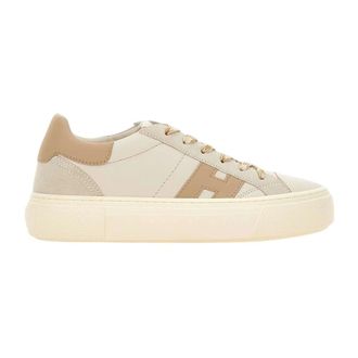 Hogan Femme, Chaussures, Beige, Taille: 37 EU Crosswind Baskets