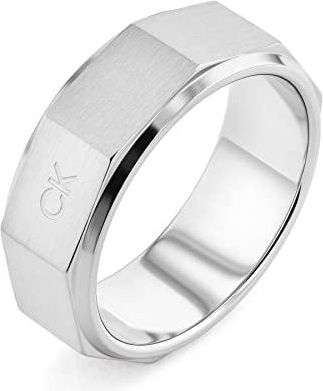 Calvin Klein Bague pour Homme Collection LATCH en Acier Inoxidable - 35000316H