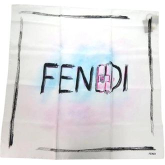Fendi Foulard carr&eacute; en soie Pre-owned - Femme - Pre-owned - Multicolore - Taille: ONE Size