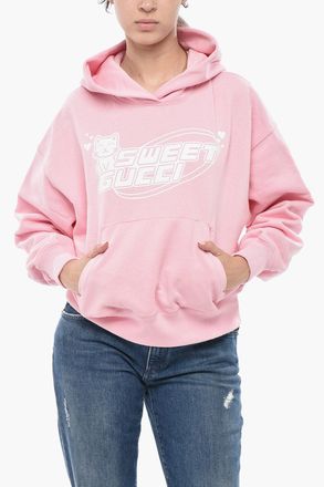 Gucci Hoodie SWEET GUCCI with Glitter Print Gucci