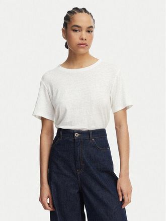 Max Mara T-Shirt Pelota 2615941052 Wei&szlig; Regular Fit