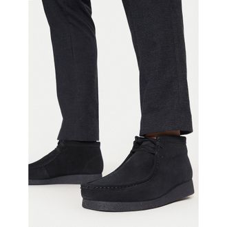 Clarks Schn&uuml;rschuhe Clarks Wallabee Evo Bt 26172823 Schwarz