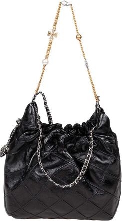 Tory Burch Femme, Sacs, Noir, Taille: ONE Size Fleming Mini Hobo