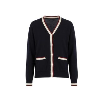 Max Mara Cardigan en laine - Femme - Pulls - Bleu - Taille: 40 FR