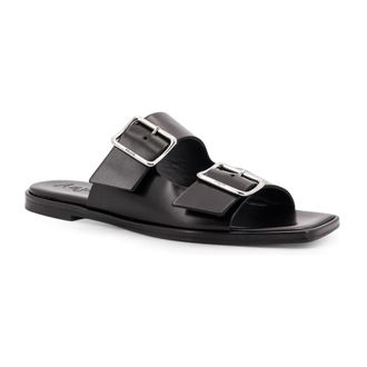 Aeyde Braune Ledersandalen Eckige Zehenpartie - - Shoes - Damen - Braun - 36 EU