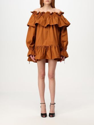 Saint Laurent Robe Femme couleur Rouge Brique